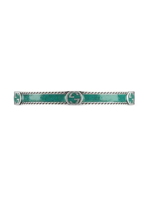 Gucci Interlocking G Enamel Cuff