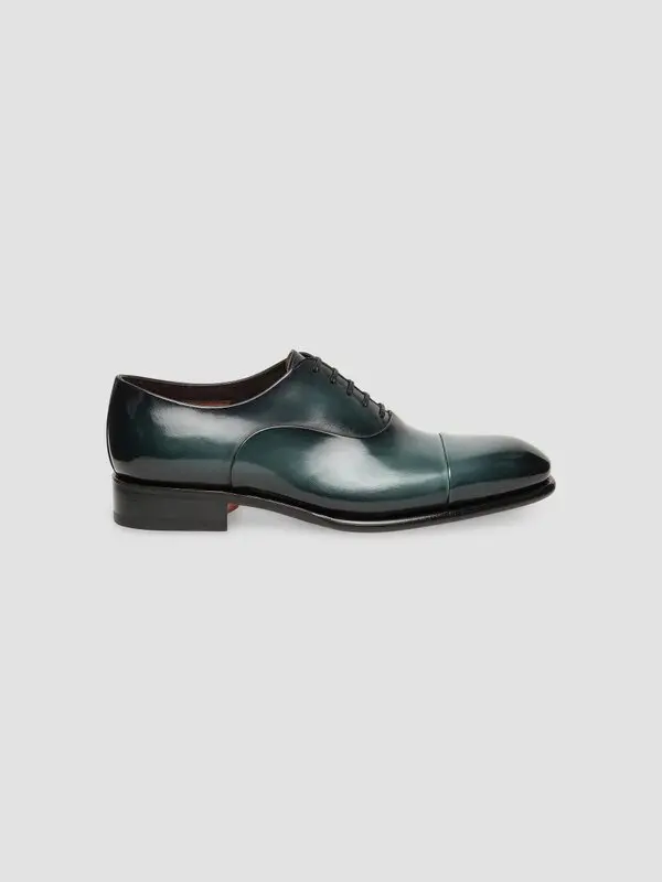 Santoni Lace-up Leather Dress Shoes