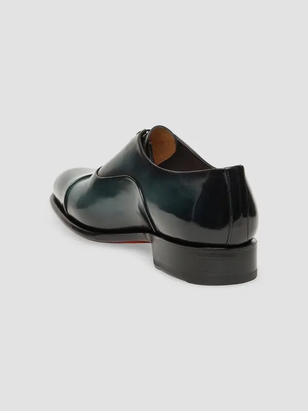 Santoni Lace-up Leather Dress Shoes