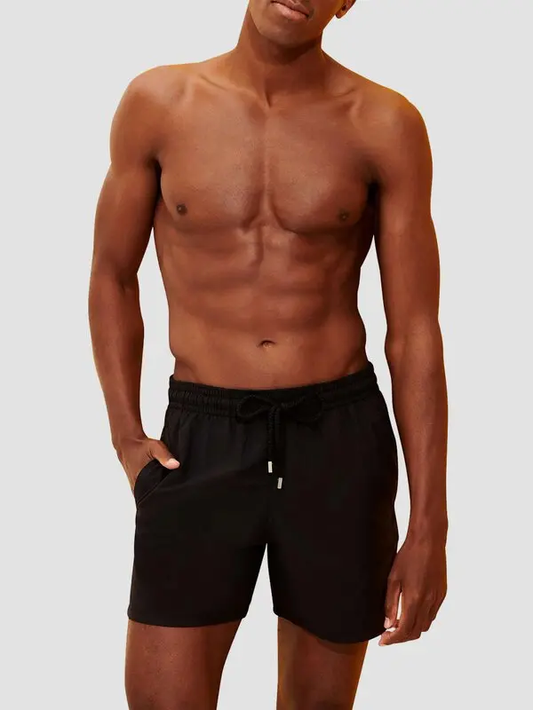 Vilebrequin Unis Swim Trunks - Black