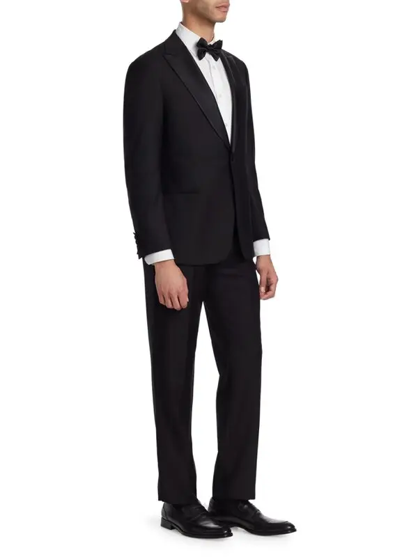 Emporio Armani G-line Super Line Peak Tuxedo - Black