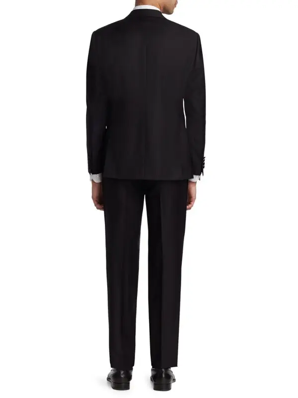 Emporio Armani G-line Super Line Peak Tuxedo - Black