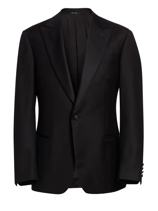 Emporio Armani G-line Super Line Peak Tuxedo - Black