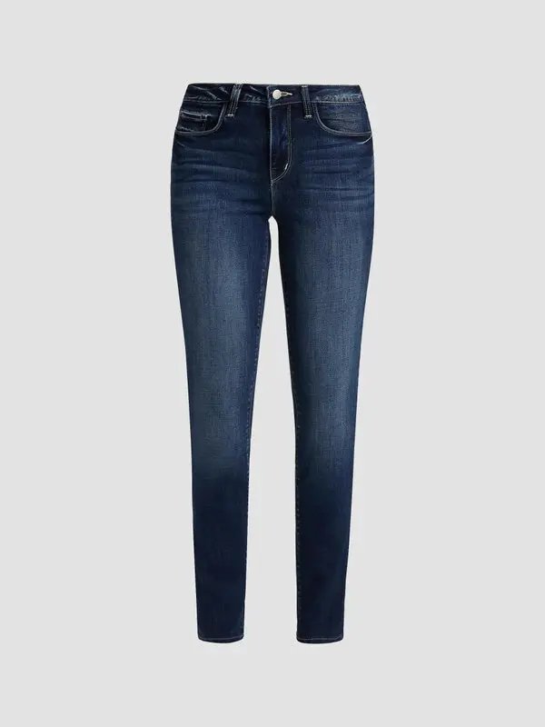 L'Agence Marguerite High-rise Skinny Jeans - Dark Blue