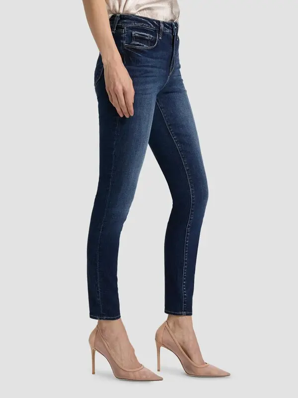 L'Agence Marguerite High-rise Skinny Jeans - Dark Blue