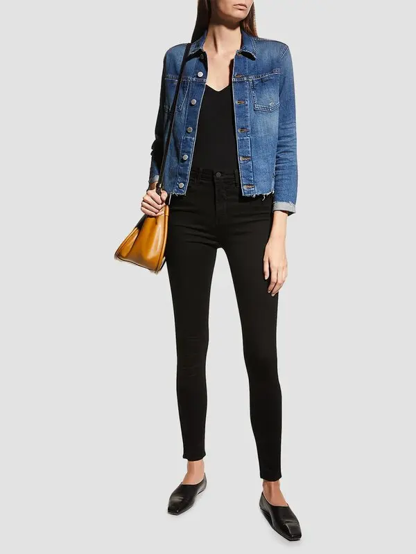 L'Agence Marguerite High-rise Skinny Jeans - Noir
