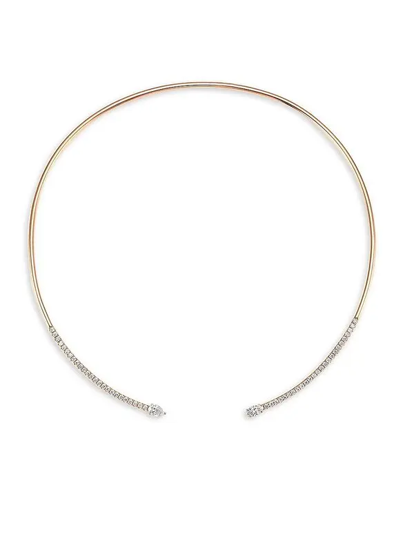 ANITA KO 18k Gold & Diamond Marquis Pavé Split Choker