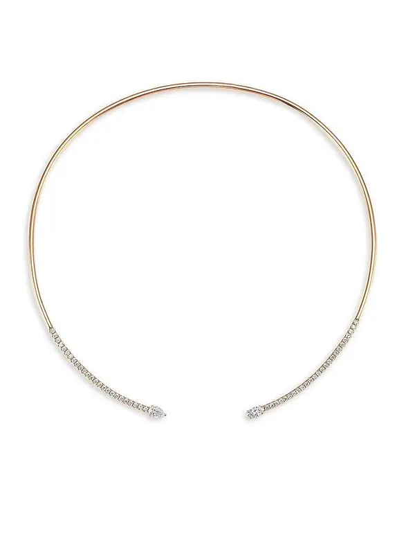 ANITA KO 18k Gold & Diamond Marquis Pavé Split Choker