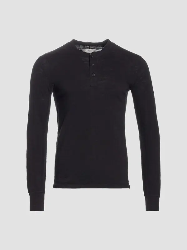 Rag & Bone Classic Long Sleeve Henley Slim-fit T-shirt