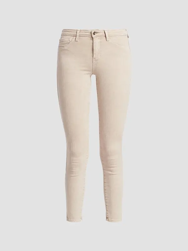 L'Agence Margot High-rise Ankle Skinny Jeans - Biscuit