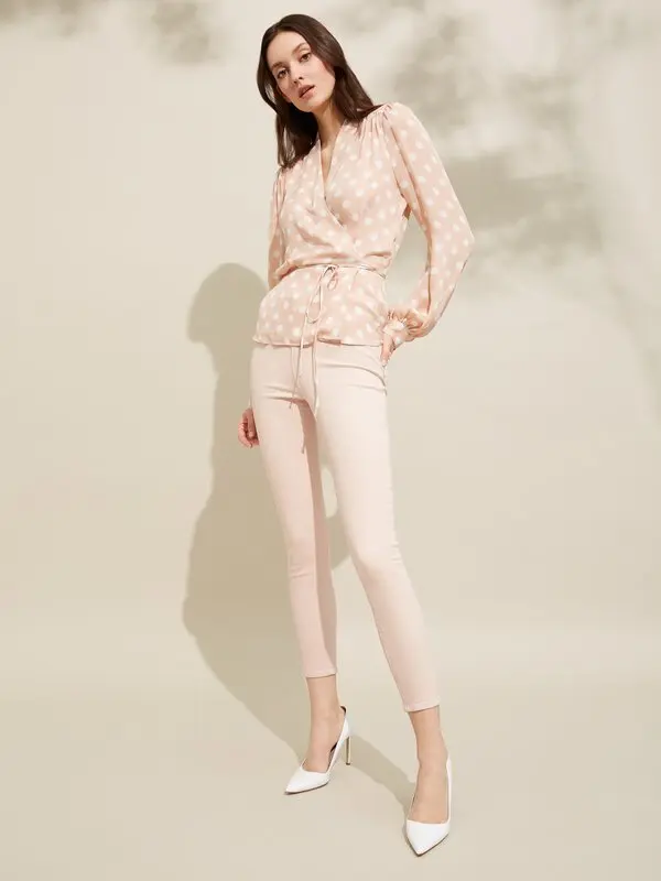 L'Agence Margot High-rise Ankle Skinny Jeans - Biscuit