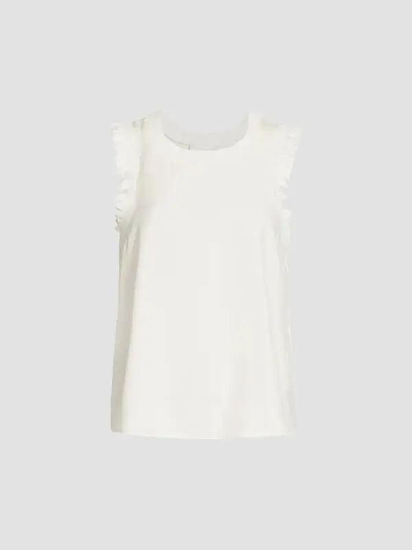 Cinq À Sept Tous Les Jours Lenore Silk Tank - Ivory