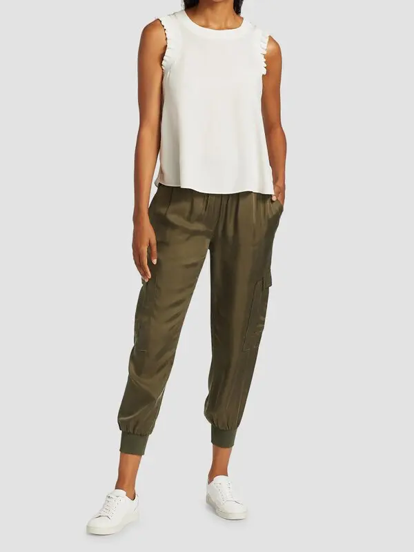 Cinq À Sept Tous Les Jours Lenore Silk Tank - Ivory