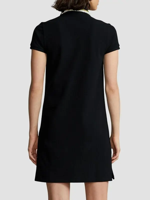Polo Ralph Lauren Cotton Mesh Short-sleeve Polo Dress - Office Blue