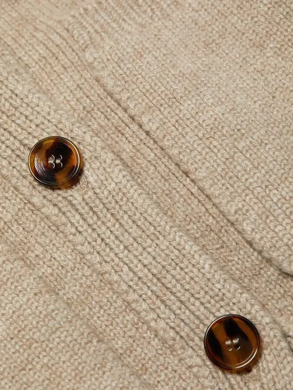 Khaite Scarlett Cashmere Cardigan - Barley