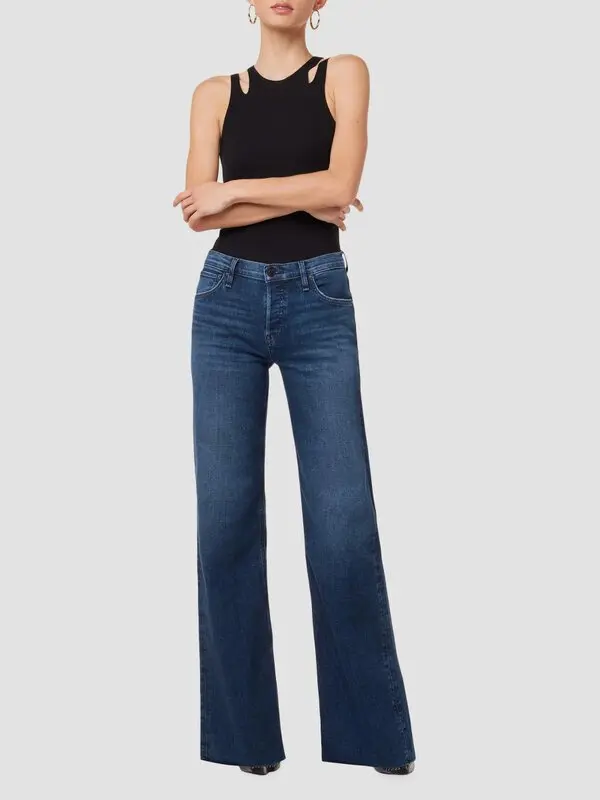 Hudson Jeans Rosie High-rise Wide-leg Jeans - Dover