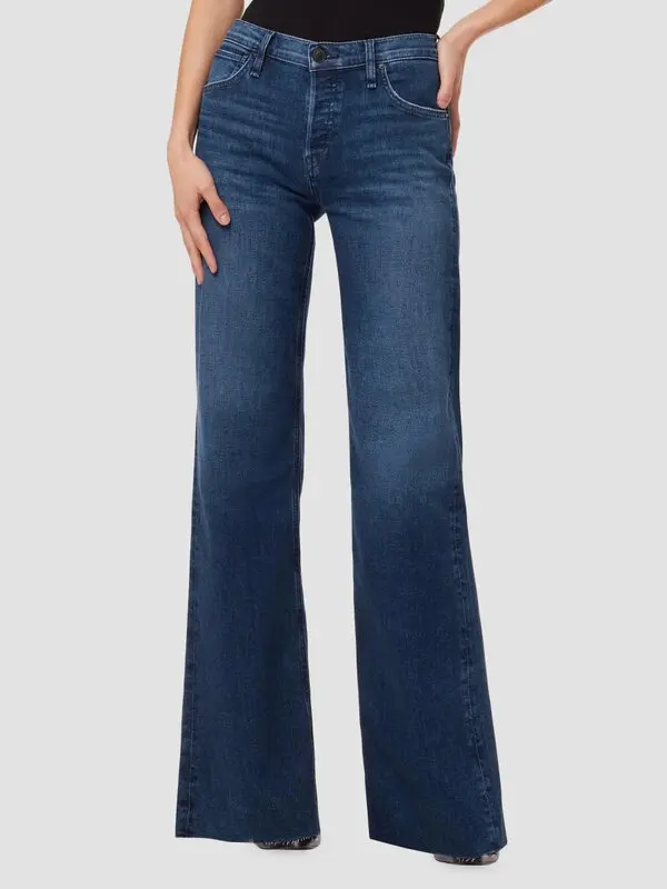 Hudson Jeans Rosie High-rise Wide-leg Jeans - Dover