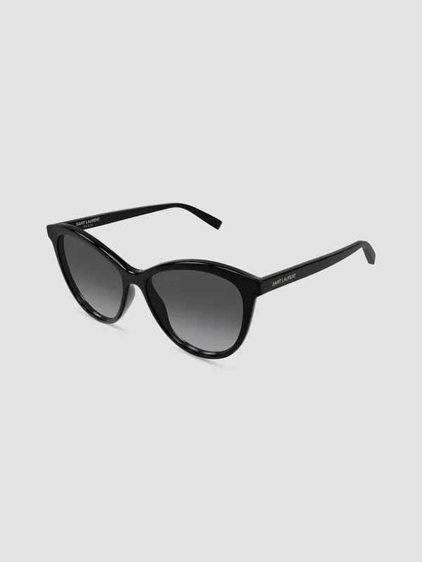 Saint Laurent Classic 57mm Cat-eye Sunglasses - Black Grey