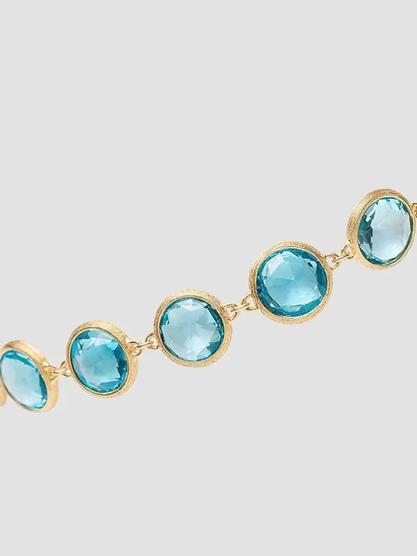 Marco Bicego Jaipur Color 18k & Blue Topaz Bracelet