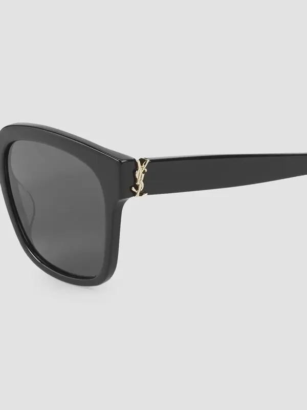Saint Laurent 54mm Square Sunglasses - Black