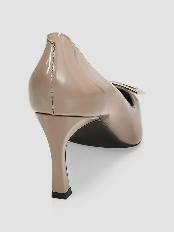 ROGER VIVIER Belle Vivier Trompette 70mm Patent Leather Pumps - Black