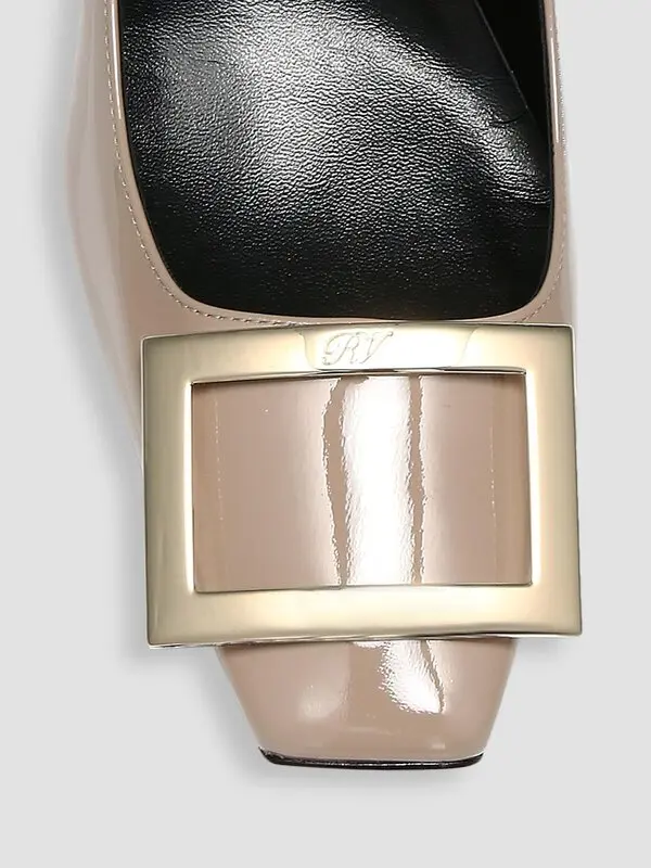 ROGER VIVIER Belle Vivier Trompette 70mm Patent Leather Pumps - Black