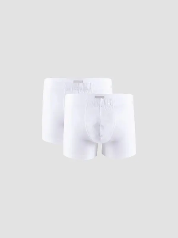 Hanro Cotton Essentials 2-pack Boxer Briefs - White