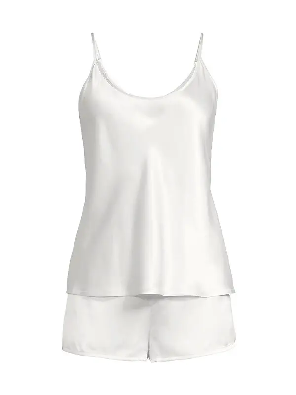 La Perla 2-piece Silk Camisole & Shorts Pajama Set