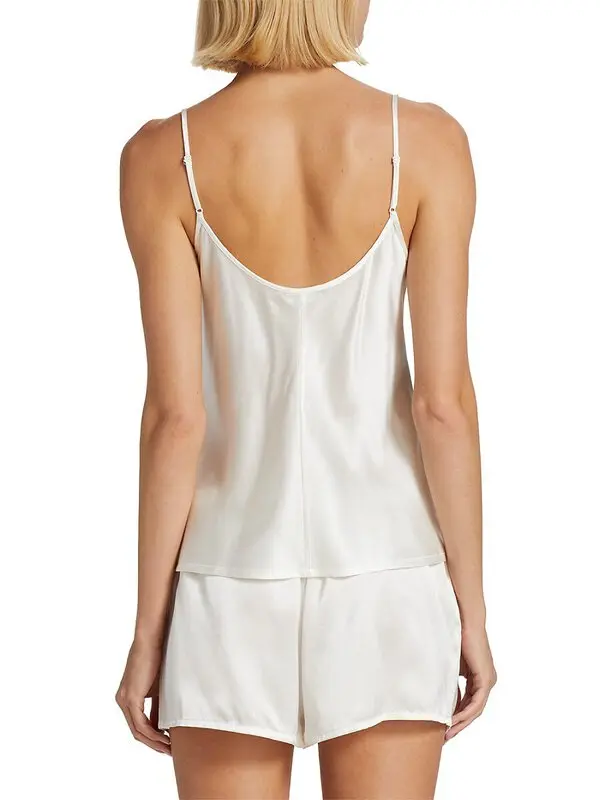 La Perla 2-piece Silk Camisole & Shorts Pajama Set