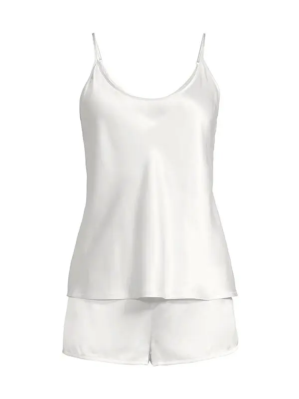 La Perla 2-piece Silk Camisole & Shorts Pajama Set