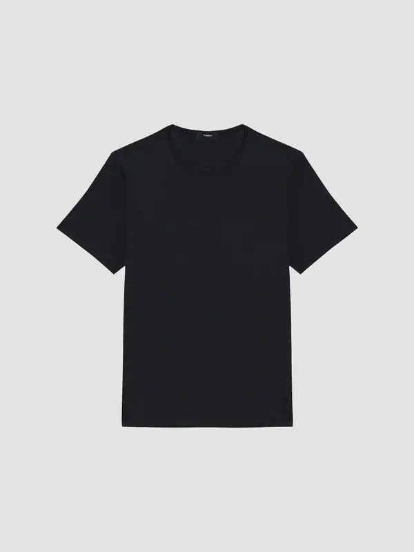Theory Precise Luxe Cotton T-shirt - Black