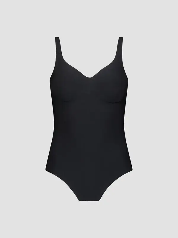 Commando Butter Soft Support Sleeveless Bodysuit - Black