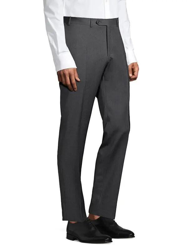 Canali Wool Trousers - Charcoal