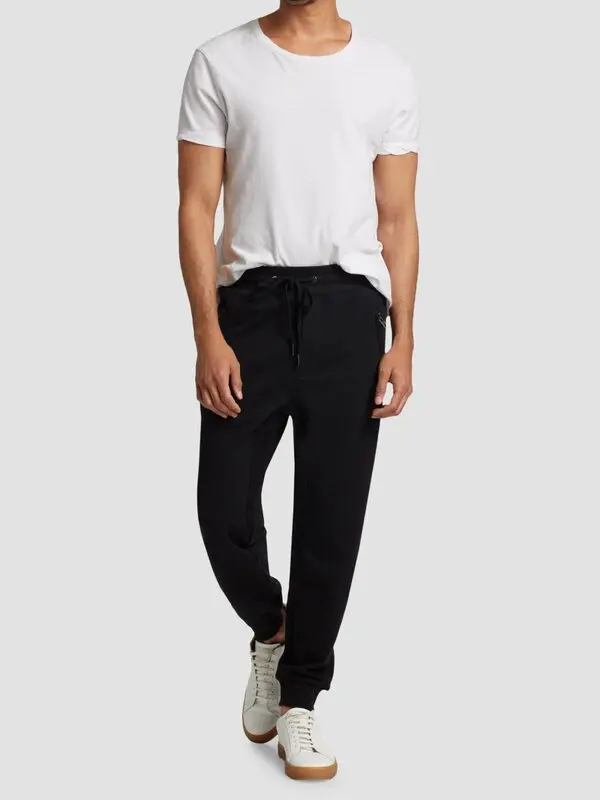 Ksubi Restore Trax Cotton Slim-fit Cuffed Joggers - Black