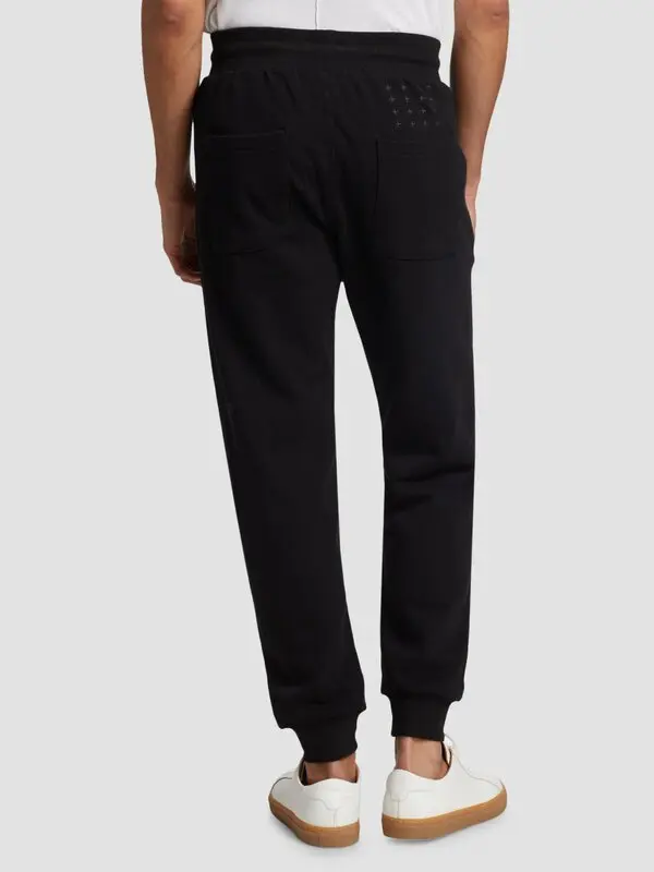 Ksubi Restore Trax Cotton Slim-fit Cuffed Joggers - Black