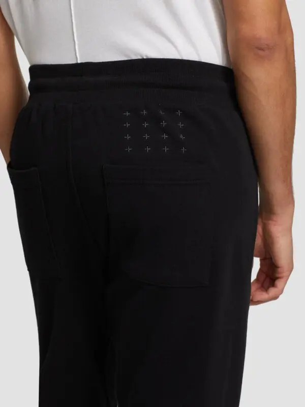Ksubi Restore Trax Cotton Slim-fit Cuffed Joggers - Black