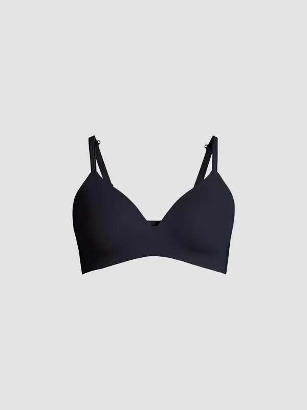 Le Mystère Second Skin Wireless Bra - Black