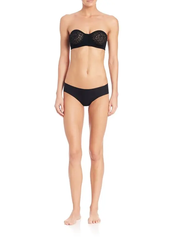 Wacoal Halo Lace Strapless Bra - Black