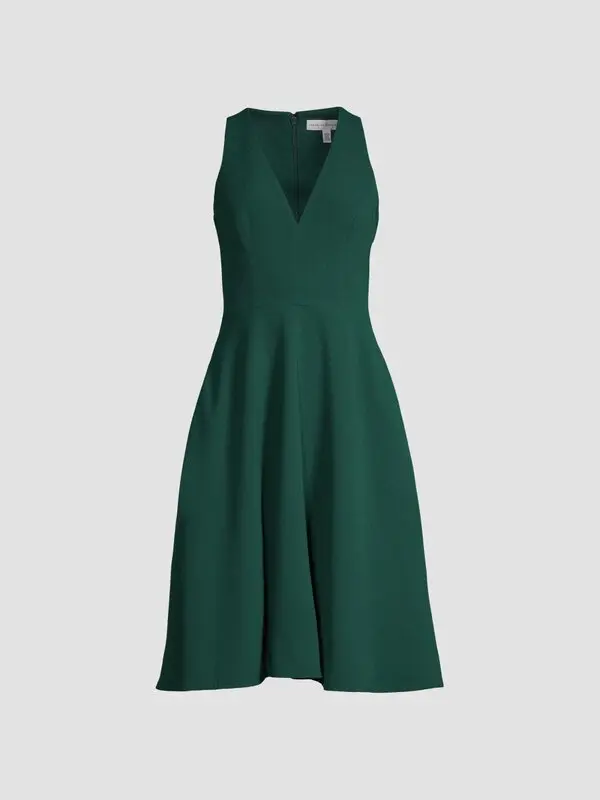Dress The Population Catalina Fit & Flare Dress - Pine