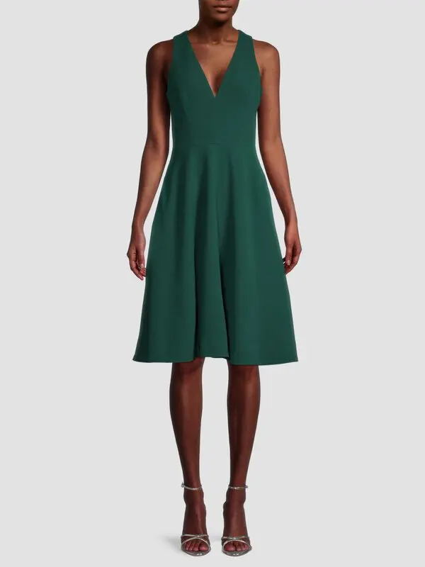 Dress The Population Catalina Fit & Flare Dress - Pine