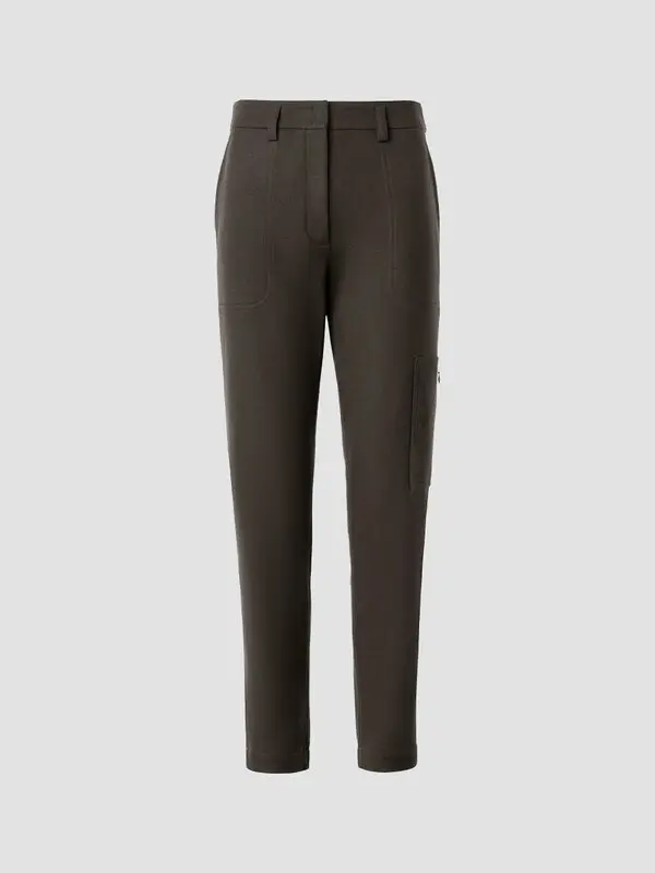 Akris Milla Wool Cargo Pants