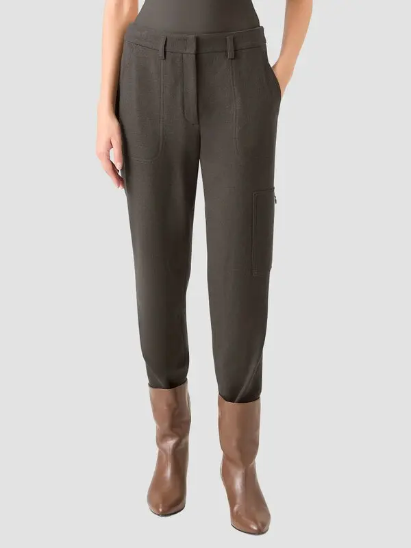 Akris Milla Wool Cargo Pants