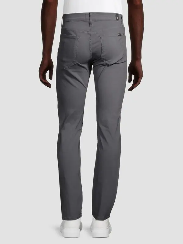 7 For All Mankind Slimmy Clean Pocket Jeans - Gunmetal