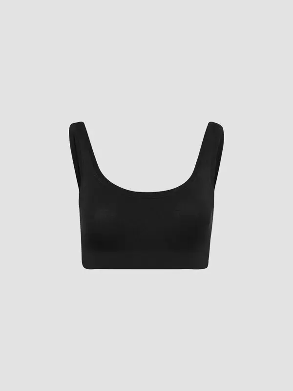 Hanro Touch Feeling Crop Top - Black