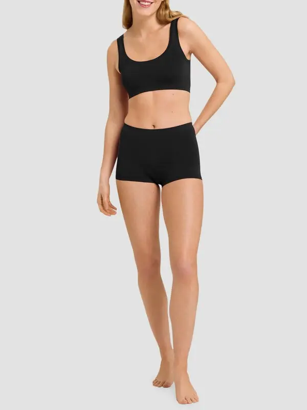 Hanro Touch Feeling Crop Top - Black