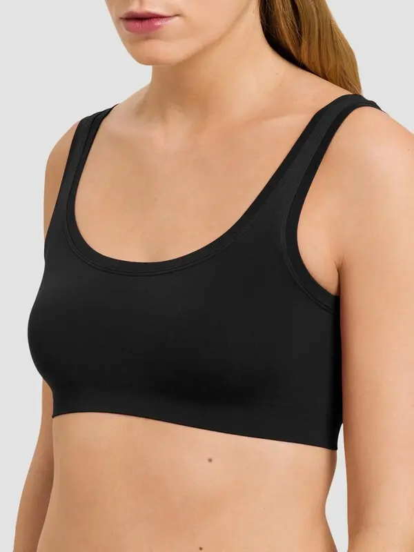 Hanro Touch Feeling Crop Top - Black