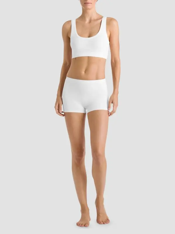 Hanro Touch Feeling Crop Top - White