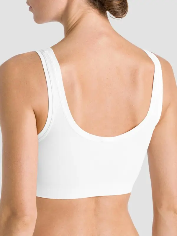 Hanro Touch Feeling Crop Top - White