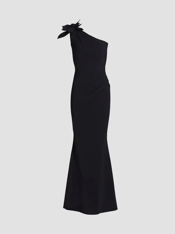 Chiara Boni La Petite Robe Gosia One-shoulder Gown - Black