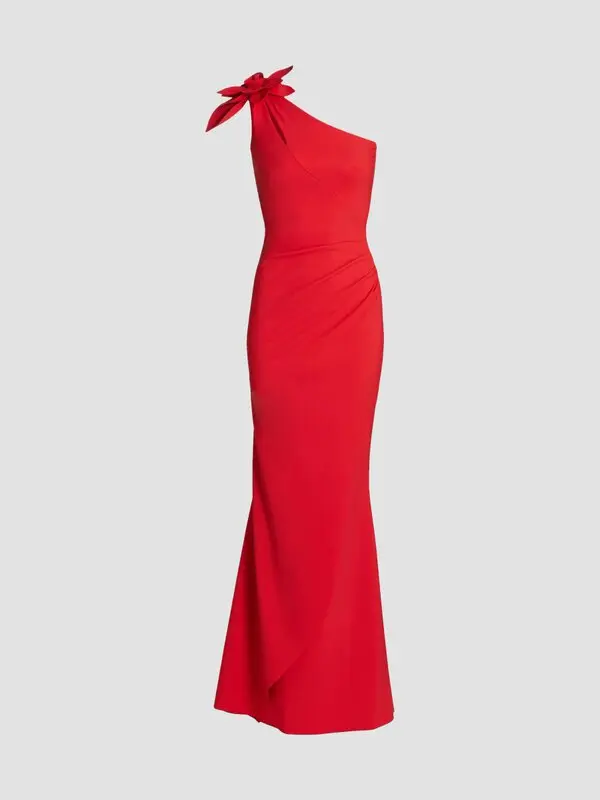 Chiara Boni La Petite Robe Gosia One-shoulder Gown - Passion